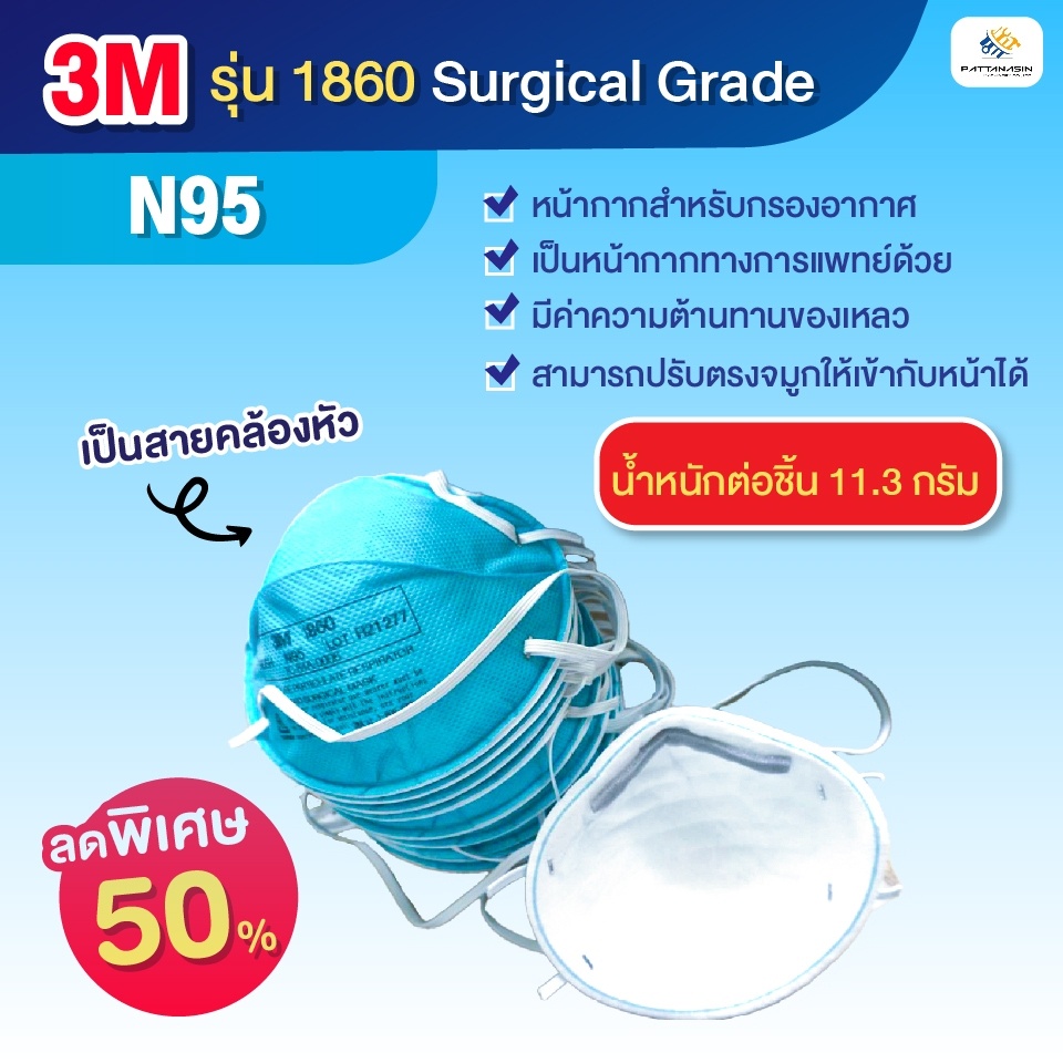 3M Model 1860 Mask Standard N95 (One Box Contains 20 Pieces) | Shopee ...