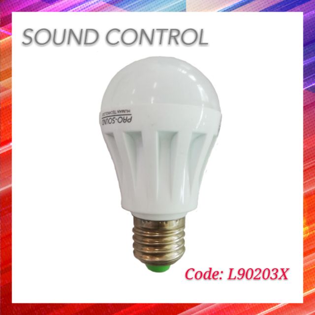 7W Sound & Light Control LED Bulb Voice Sensor Bulb (4pcs) | Shopee ...
