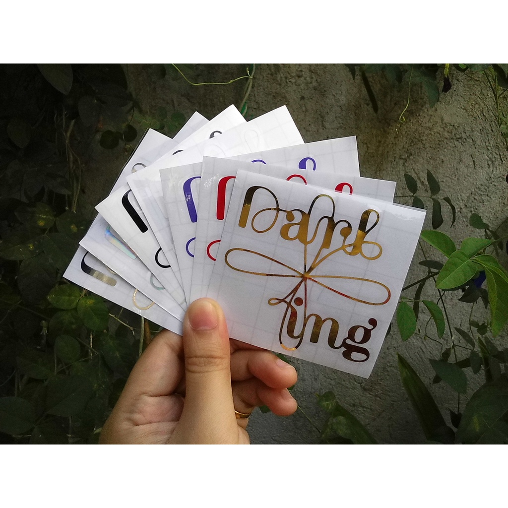 Darling decals Seventeen decals sticker waterproof svt decals Darl+ing ...