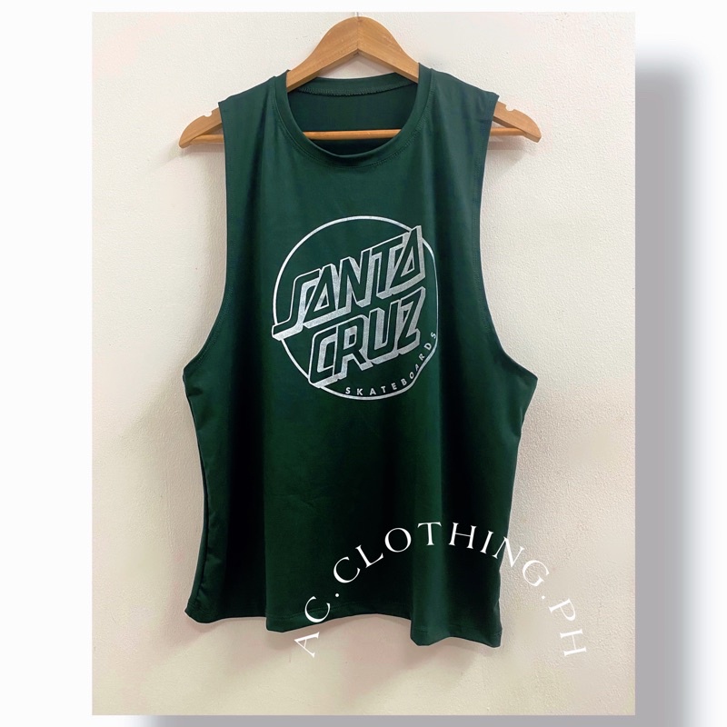 SANTA CRUZ MUSCLE TEE SANDO TANKS | Shopee Philippines