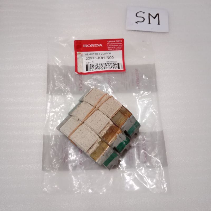 Genuine Honda Beat Eco 22535-K81-N00 double clutch lining | Shopee ...