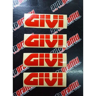 GIVI Logo Sticker 3.7x1.1 (1pc) | Shopee Philippines