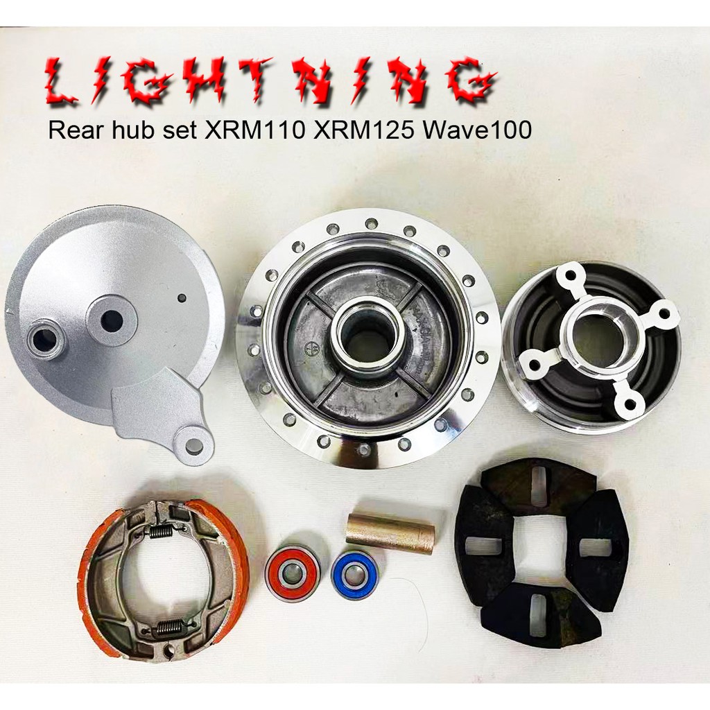 Rear hub set XRM110 XRM125 Wave100 | Shopee Philippines