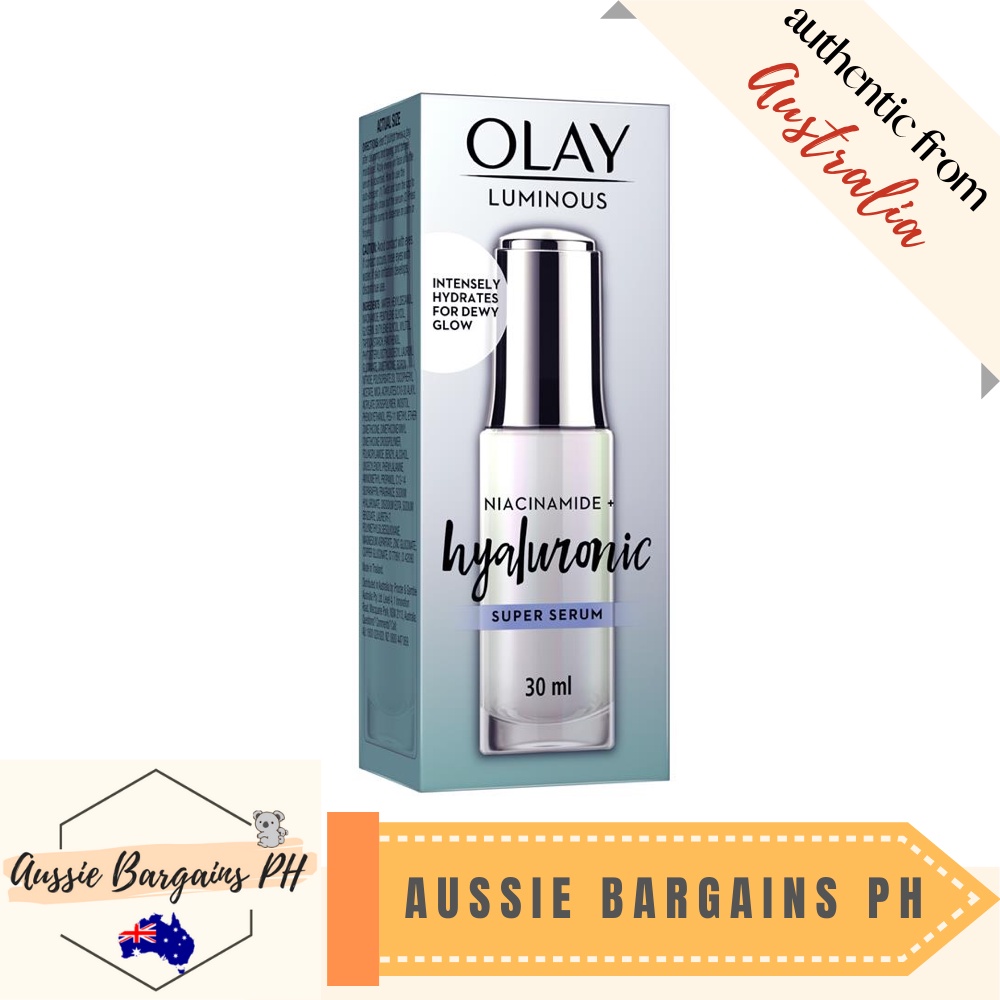 Olay Luminous Niacinamide + Hyaluronic Super Serum 30ml [EXP DATE: 06/2024] | Shopee Philippines