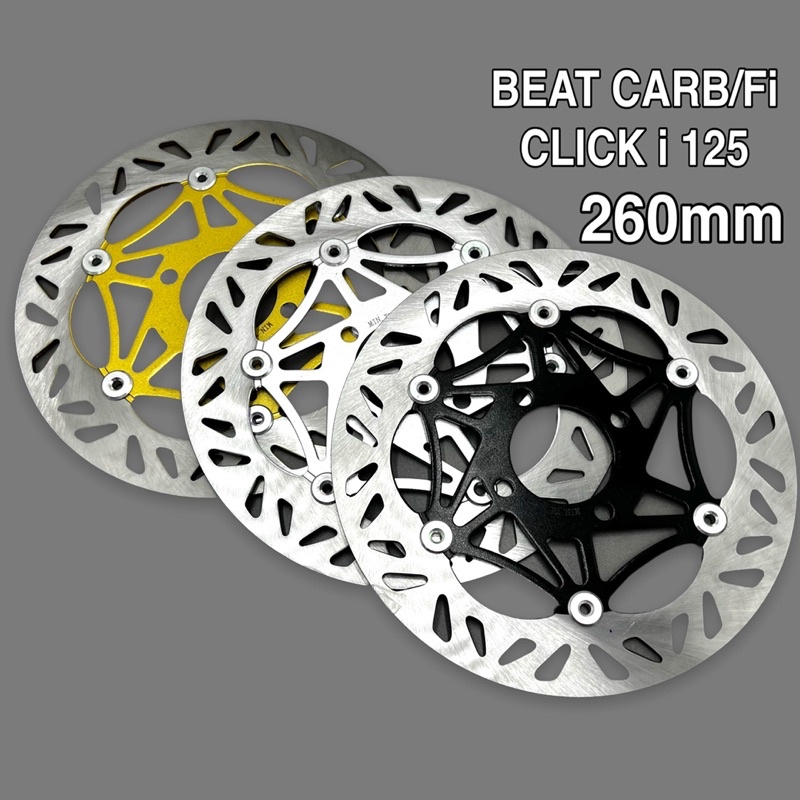 big disc brake beat carb,beat fi,click i 125,scoopy,genio honda 260mm ...