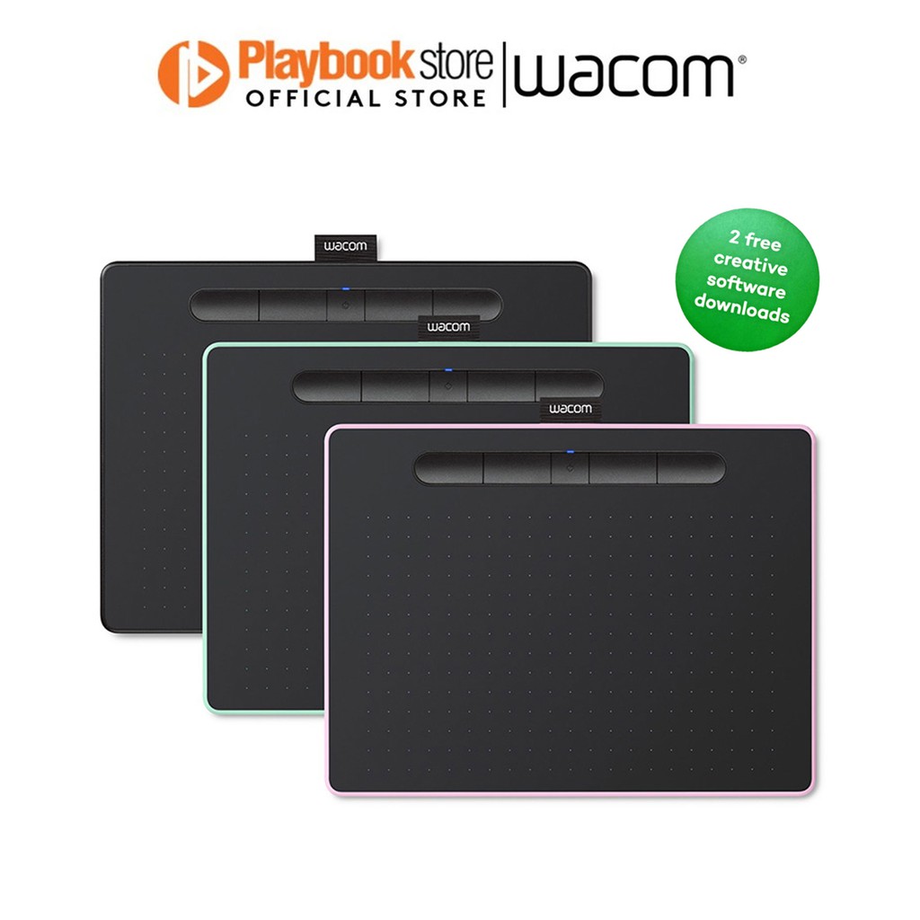 Wacom Intuos Creative Pen Tablet 2018 With Bluetooth (CTL-4100WL ...