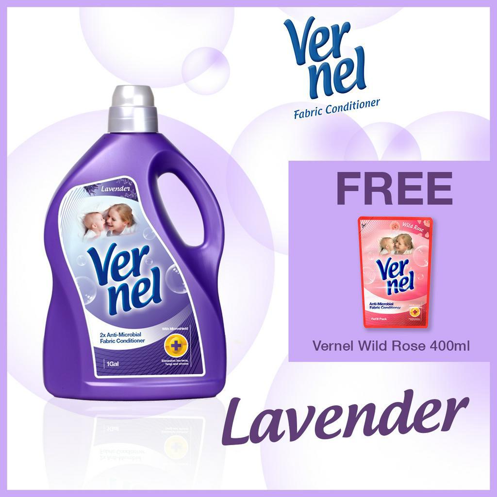 Vernel Lavender Fabric Conditioner 1 Gallon (Promo) | Shopee Philippines
