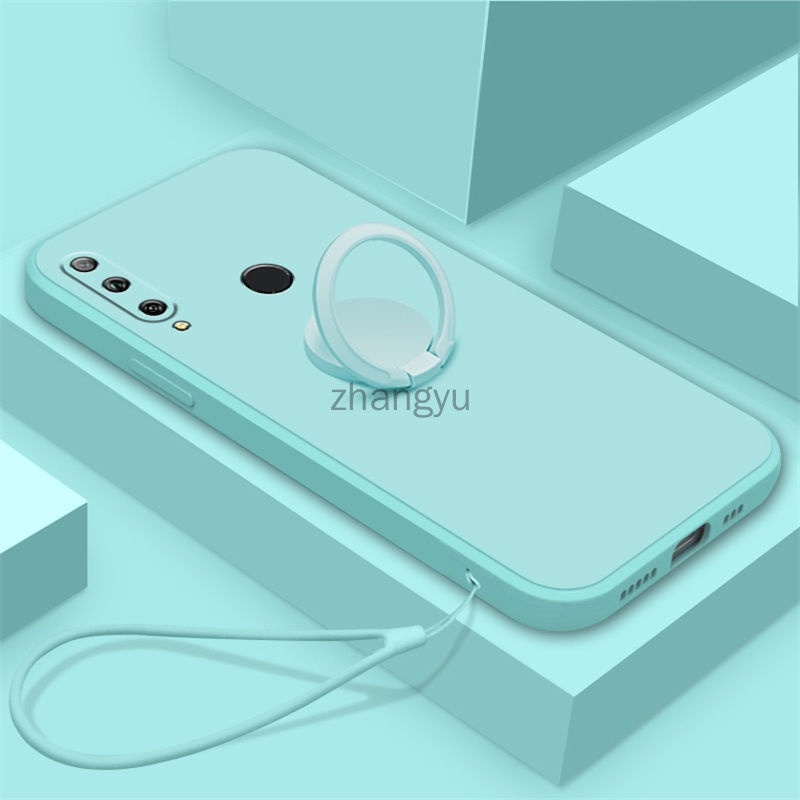 Casing Huawei y6p straight edge all-inclusive lens silicone soft shell ...