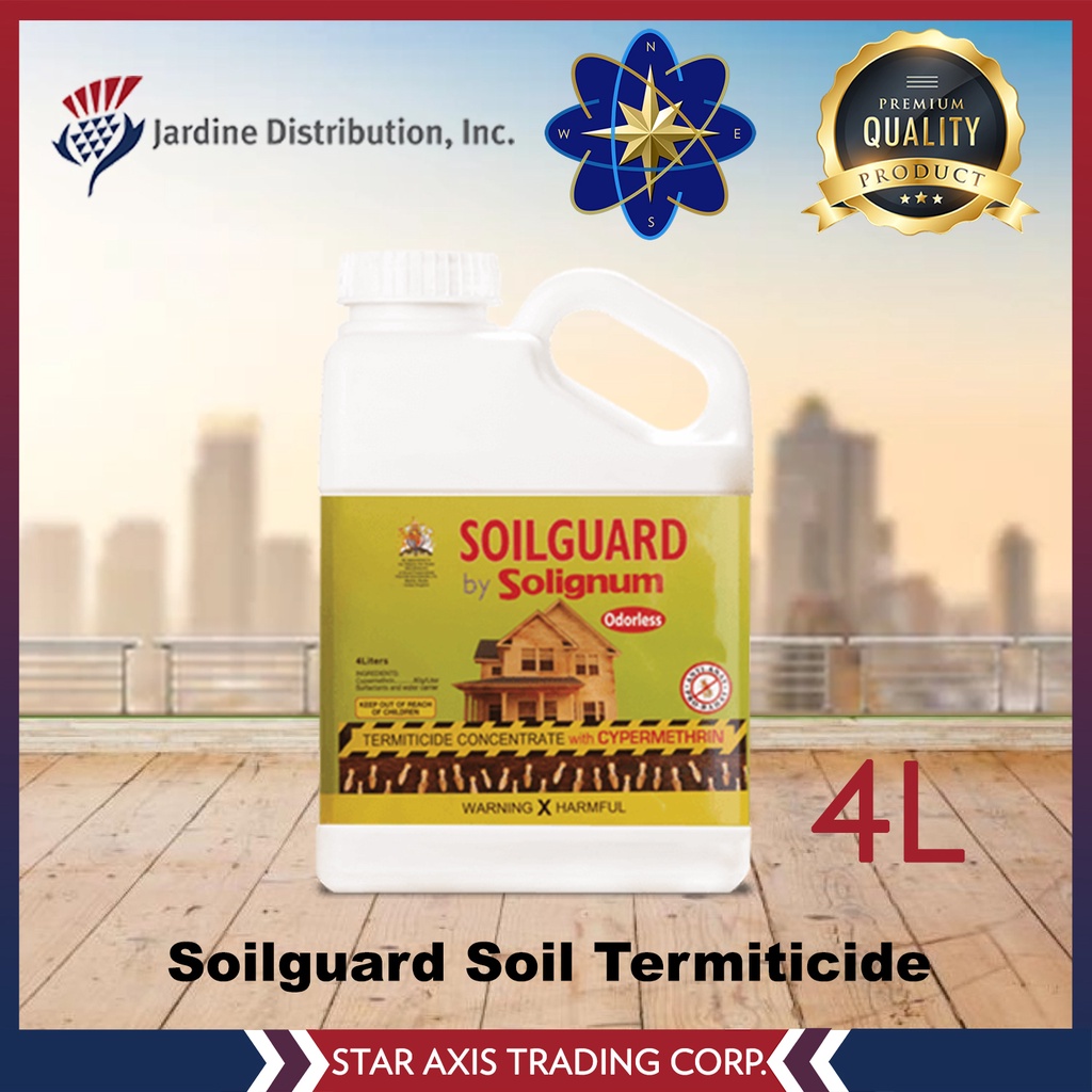 Jardine Soilguard Soil Termiticide - 4 Liters ( 1 Gallon ) | Shopee ...
