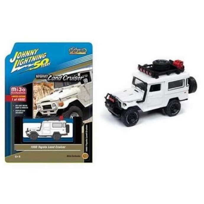Johnny Lightning 1/64 Toyota Land Cruiser White Offroad | Shopee ...