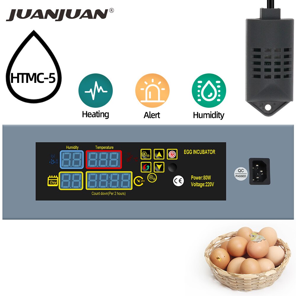 HTMC-5 Egg Incubator Digital Automatic Thermostat controller Mini Egg ...