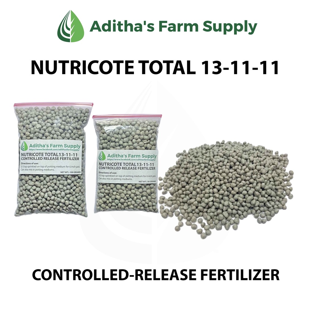Nutricote Total 13-11-11 (Controlled Release Fertilizer) 50 grams /100 ...