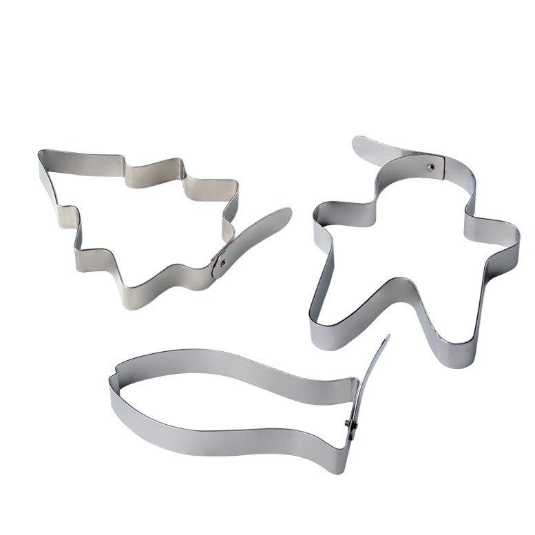 Tanica Egg & Pancake Mold Set 3 Pieces - Stainless Steel (People, Trees ...