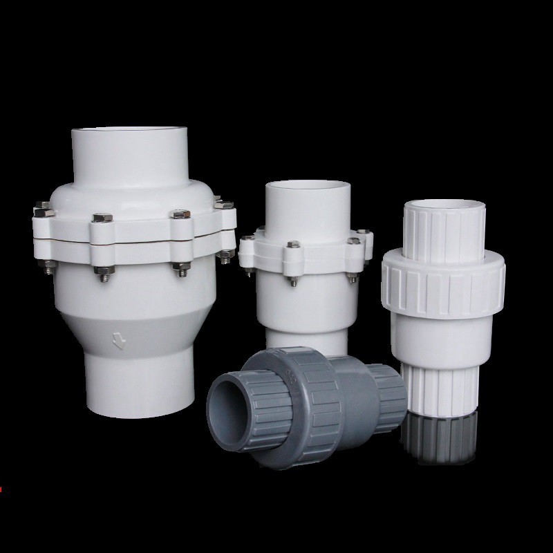 1pc 25-63mm PVC Valve Garden Irrigation PVC Joints Plastic Check Valve ...