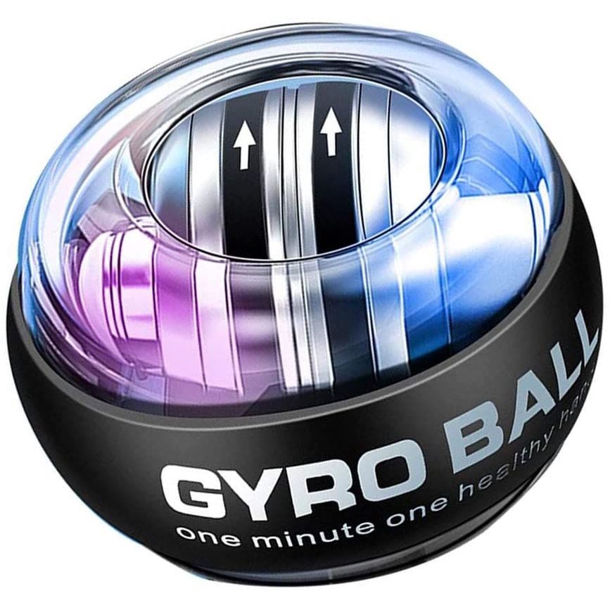 Automatically activate wrist powered gyro ball, wrist strengthener and ...