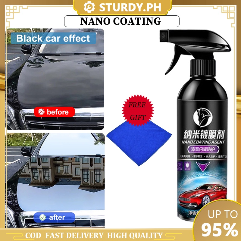 Car Wax Spray and Polish Two-in-one Coating Auto Car Wash and Wax Hydrophobic Nano Ceramic ...