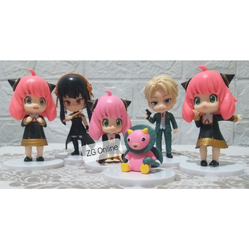 Anya Yor Action Figure Spy X Family Anime Collection Cake Topper ...