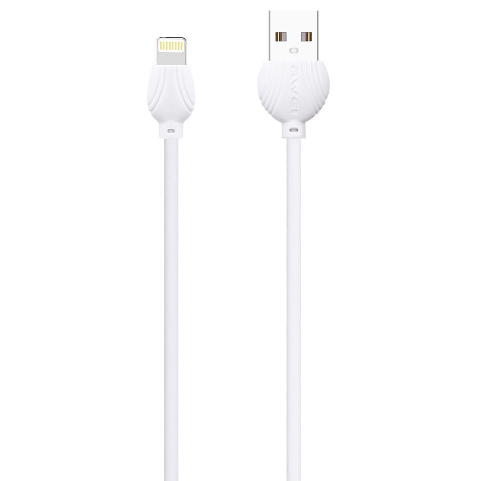 Awei CL-63 1000mm Cable Fast Charging Data Transfer Light- ning Cables ...