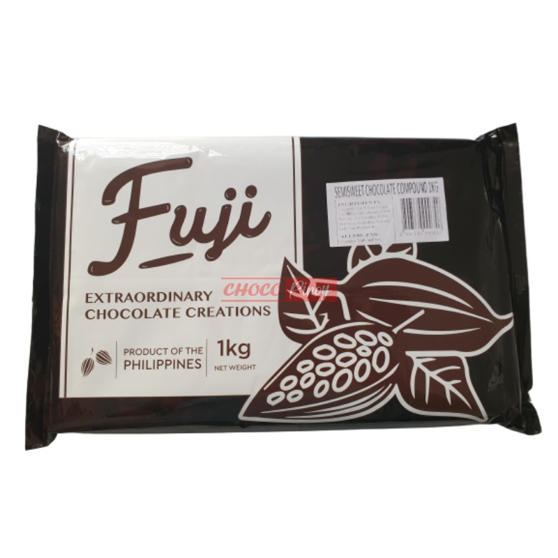 Choco Pinoy Fuji Semisweet Chocolate Block | Shopee Philippines