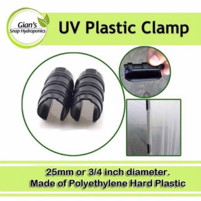 UV Plastic Clamp (25mm or 3/4) | Shopee Philippines