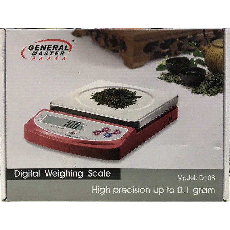 ORIGINAL GENERAL MASTER WEIGHING SCALE / GRAM SCALE / TIMBANGAN ...
