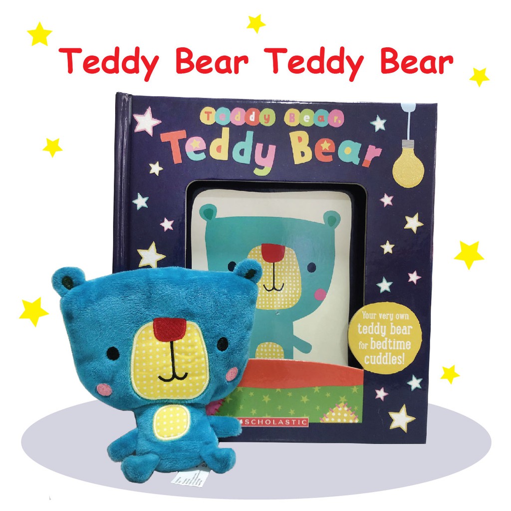 Teddy Bear Book with Plush (Scholastic) baby kids book | Shopee Philippines