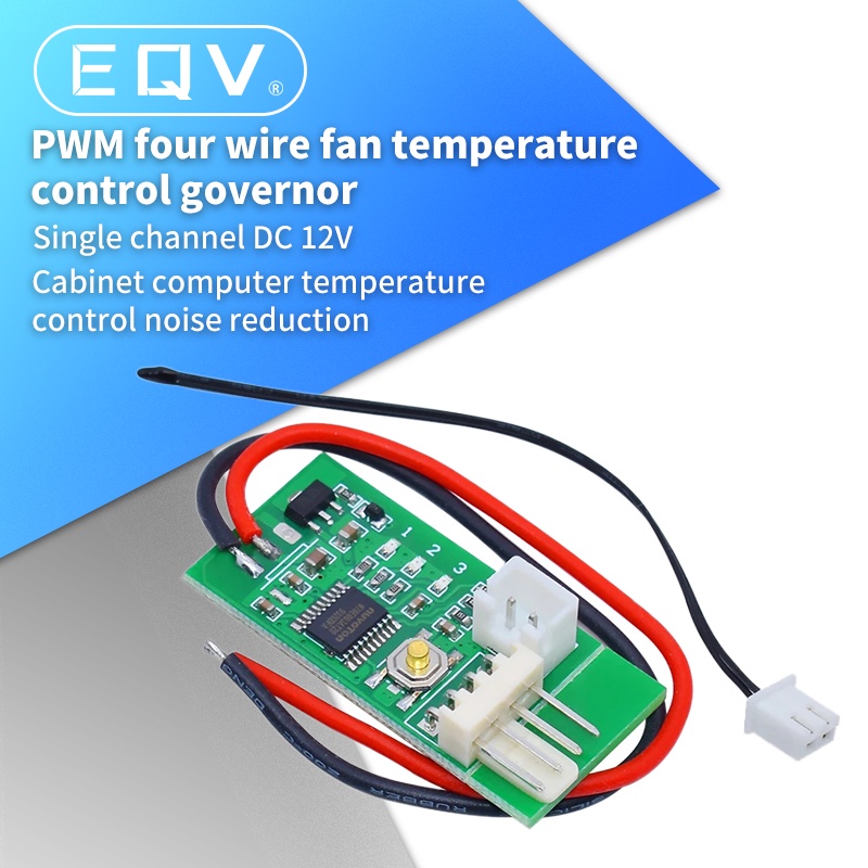 DC 12V PWM Speed Controller Fan Speed governor 4 Wire Computer ...