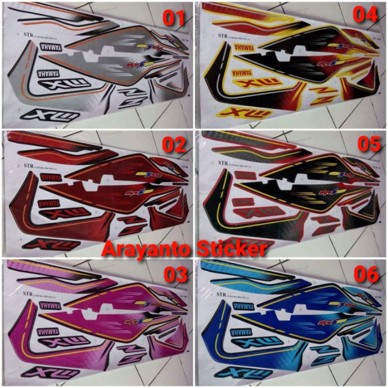 Mio Soul MX Soul Old Striping Sticker 2007-2012 Thailook Variation All ...