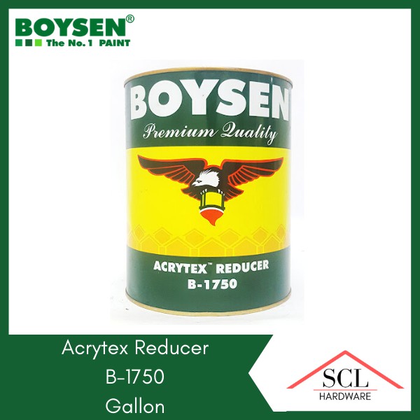 BOYSEN Acrytex Gallon (Primer, Reducer, Cast, Clear, Flat, Gloss, Semi ...