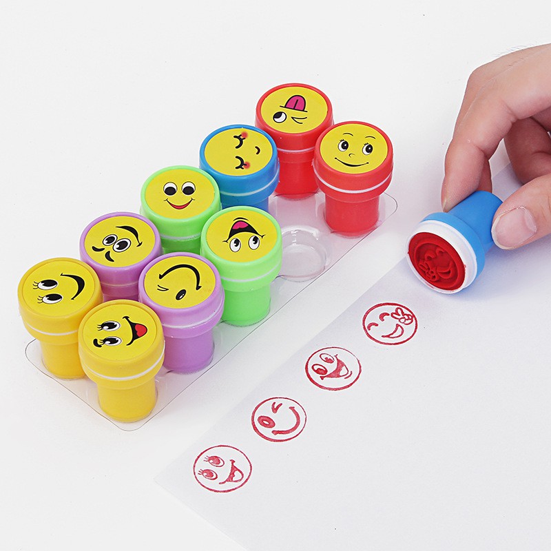 10in1 Emoji Design STAMP SET For kids! | Shopee Philippines