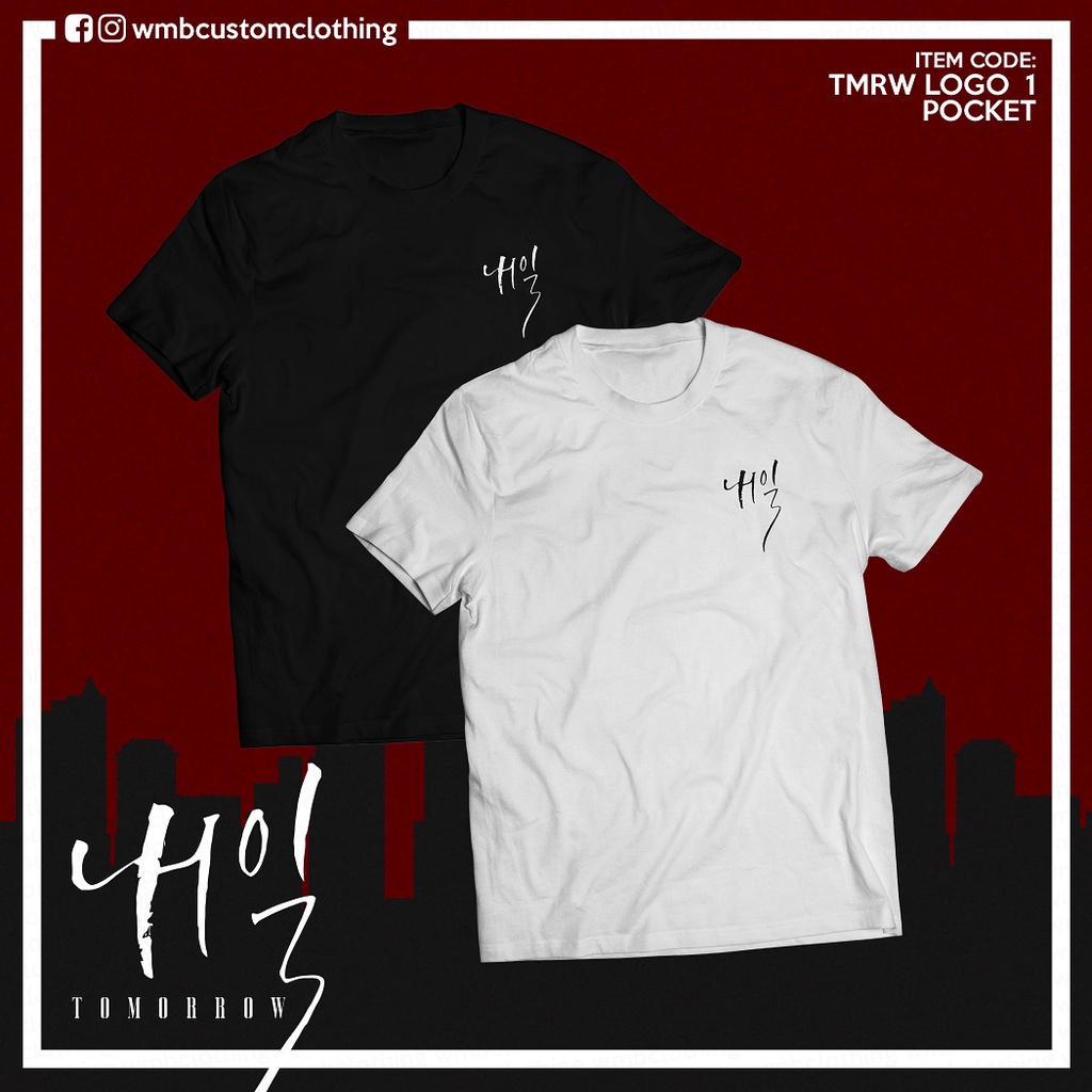 Tomorrow (Kdrama) Shirt (TMRW TMRW LOGO POCKET 1) by WMB Clothing ...