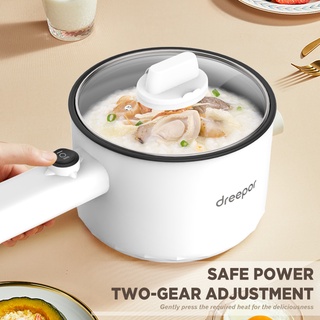 Dreepor Mini Rice Cooker 1.8L Multi-function Cooker Non-Stick Inner Pot ...