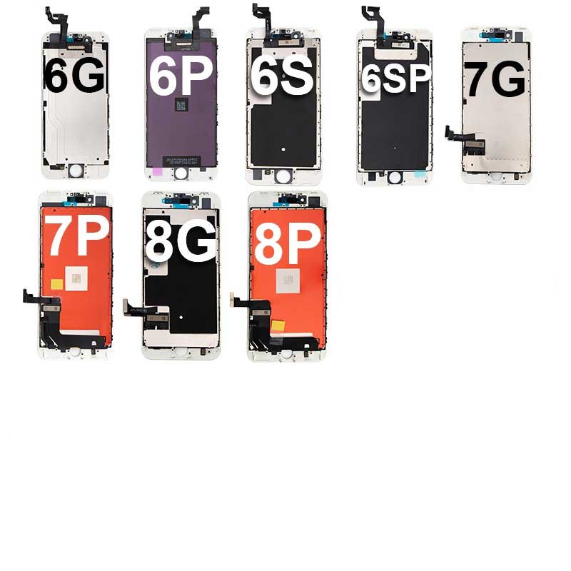 LCD OEM for iPhone 5/5S/6/6S/6SP/7/7P/8/8P High Quality Replacement OEM LCD-annaprts | Shopee ...