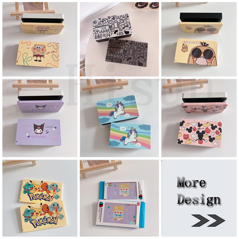 Cute Cartoon Nintendo Switch Dock Cover V1 / V2 OLED PC Hard Case ...