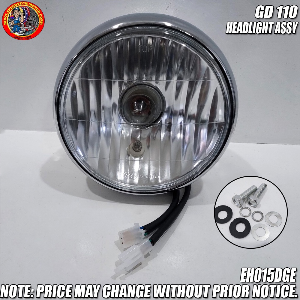 GD110 HEADLIGHT ASSEMBLY (EH015DGE) | Shopee Philippines