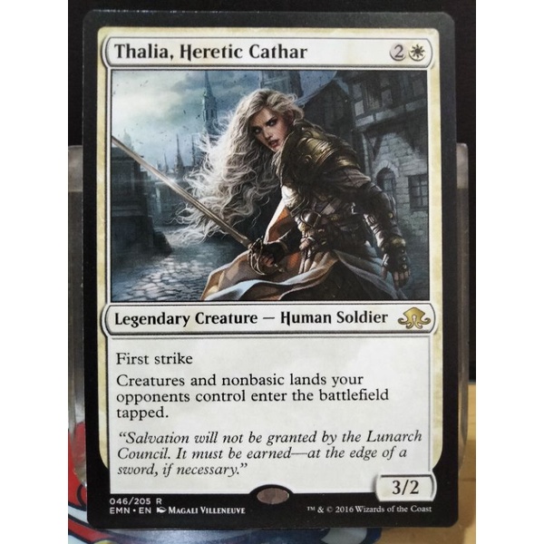 Magic: The Gathering(MTG) Card Thalia, Heretic Cathar Eldritch Moon ...