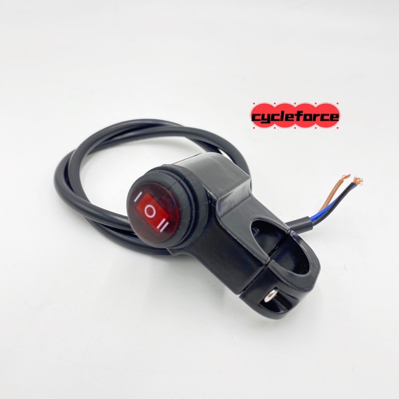 motorcycle Pure Alloy tri 3 Way 3way Switch Waterproof with Clamp for ...