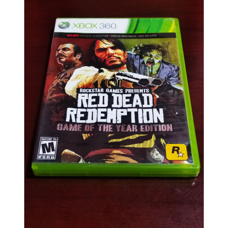 Red Dead Redemption Game of the Year Edition - xbox360 game | Shopee ...
