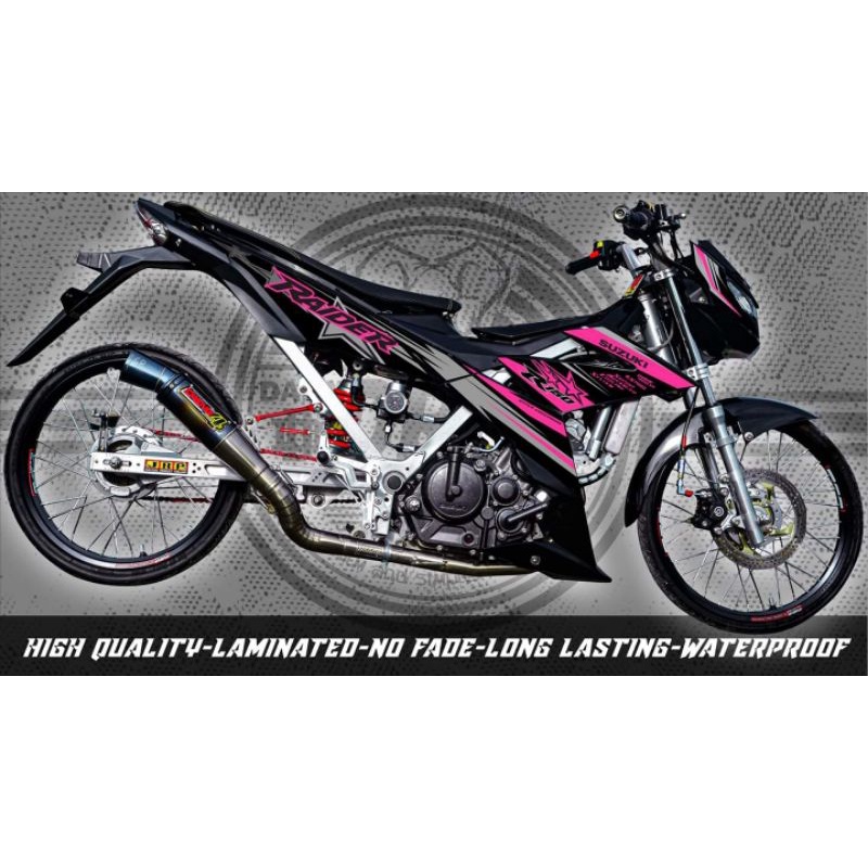 SUZUKI RAIDER R150 FI STOCK SIZE DECAL | Shopee Philippines