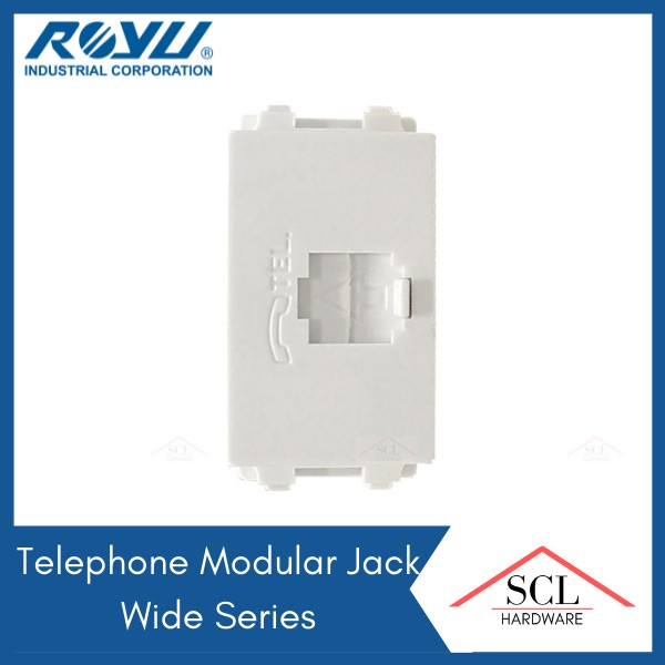 ROYU Wide Series Telephone Modular Jack | Shopee Philippines
