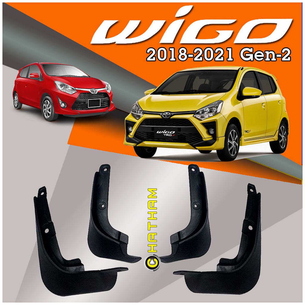 Mudguard for Toyota Wigo 2018 2019 2020 2021 ( Gen 2 ) | Shopee Philippines