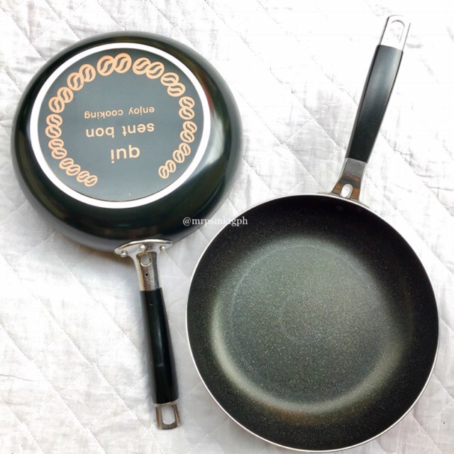 Korean 26cm Nonstick Pan w/ Free Wooden Spatula | Shopee Philippines