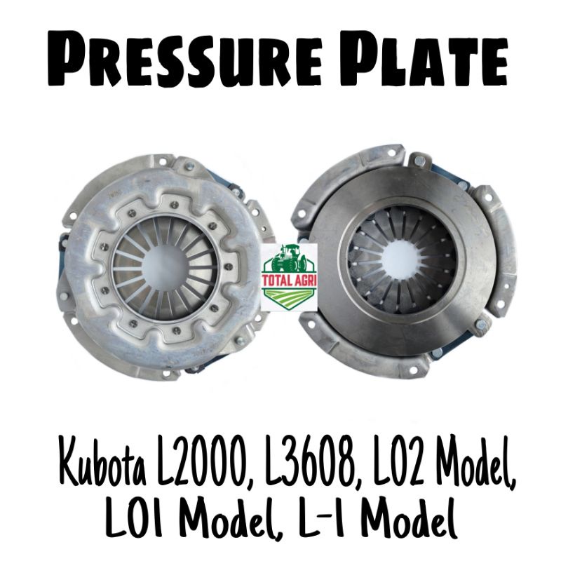 Pressure Plate 8 1/2" Part #: TC422-14500 Kubota Tractor L2000 L3608 ...