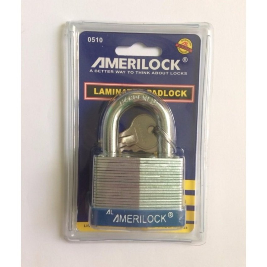 AMERILOCK LAMINATED PADLOCK 500D 40mm | Shopee Philippines
