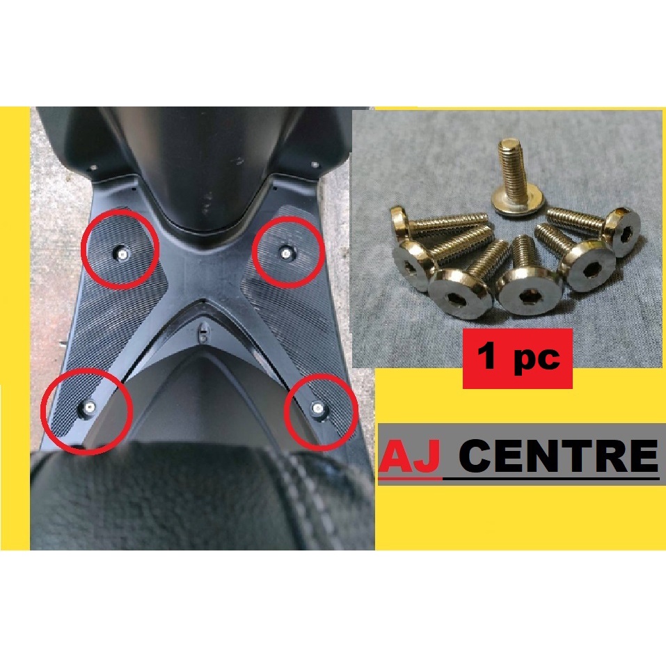 2pcs STAINLESS FOOTBOARD / FOOT BOARD BOLTS | Shopee Philippines