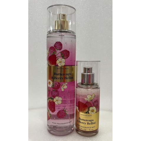 Bath & Body Works Buttercups & Berry Bellini Body Mist 236ml | Shopee ...