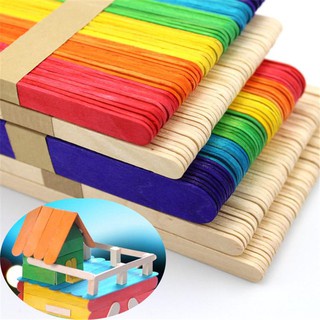 Wooden Popsicle Stick (50pcs/pack) | Shopee Philippines