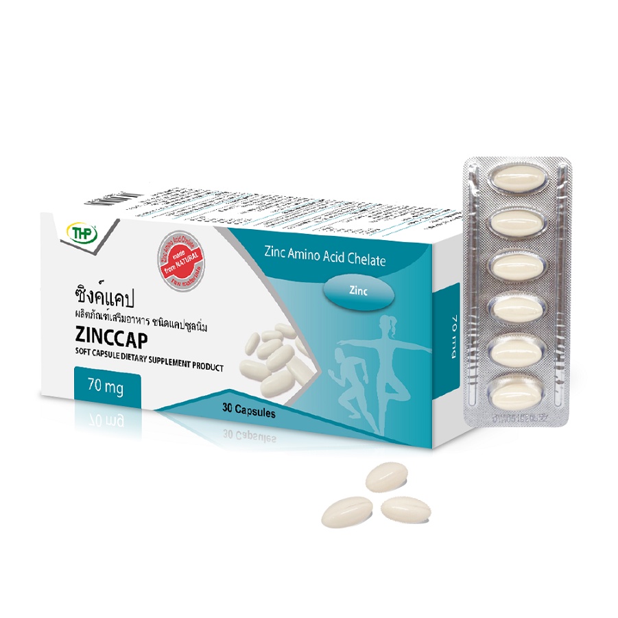 Zinc caps l Zinccap 30 capsules l THP Brand helps nourish the skin ...