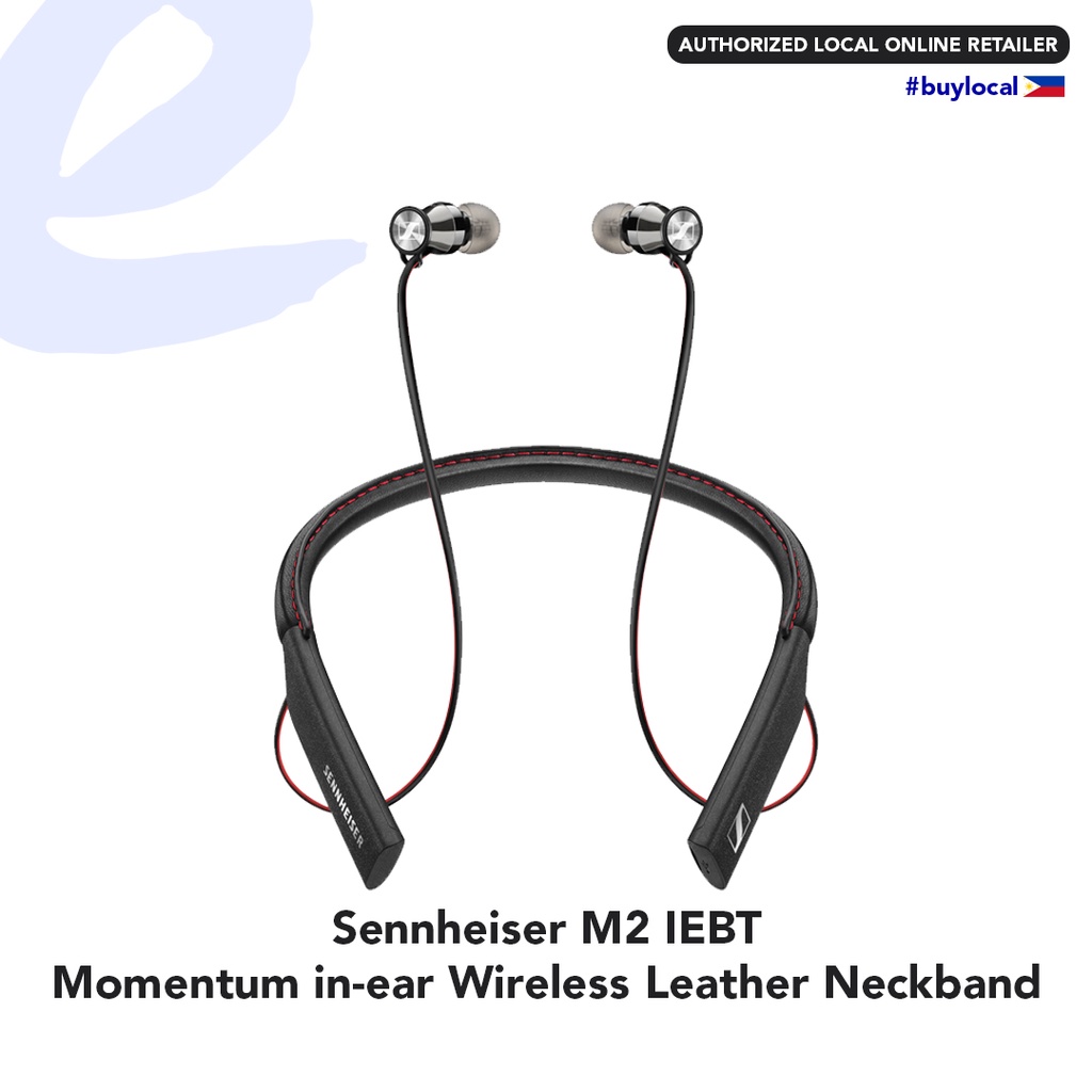 Sennheiser M2 IEBT Momentum in-ear Wireless Leather Neckband | Shopee ...