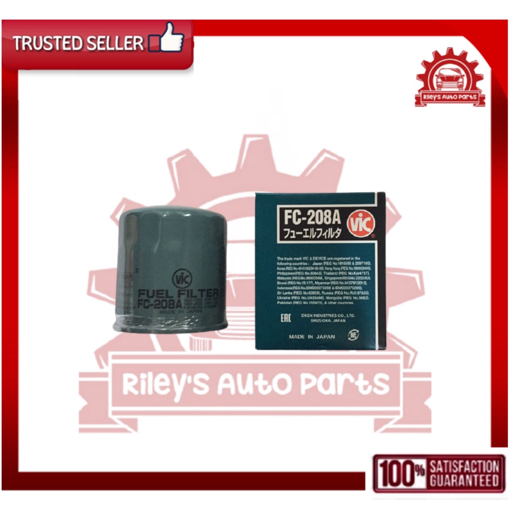 VIC FC-208A FUEL FILTER FOR ISUZU CROSSWIND DMAX 4JH1 | Shopee Philippines